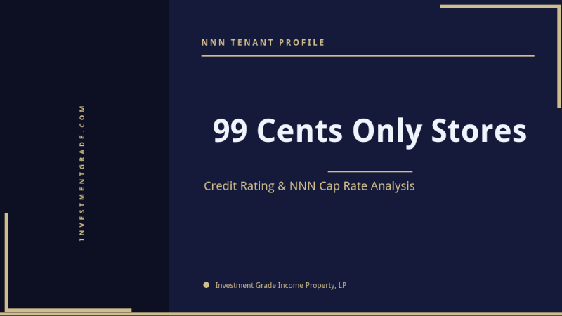 99 Cents Only Stores Credit Rating & NNN Status